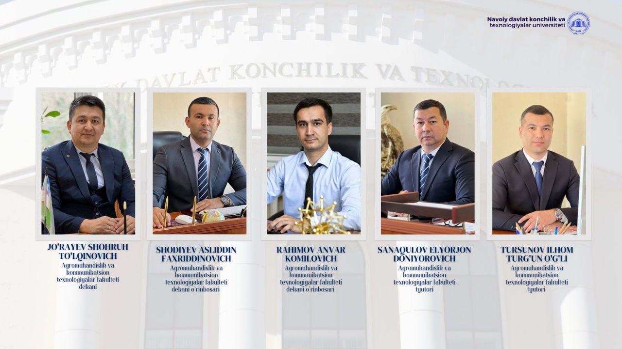 Navoiy davlat konchilik va texnologiyalar universiteti
