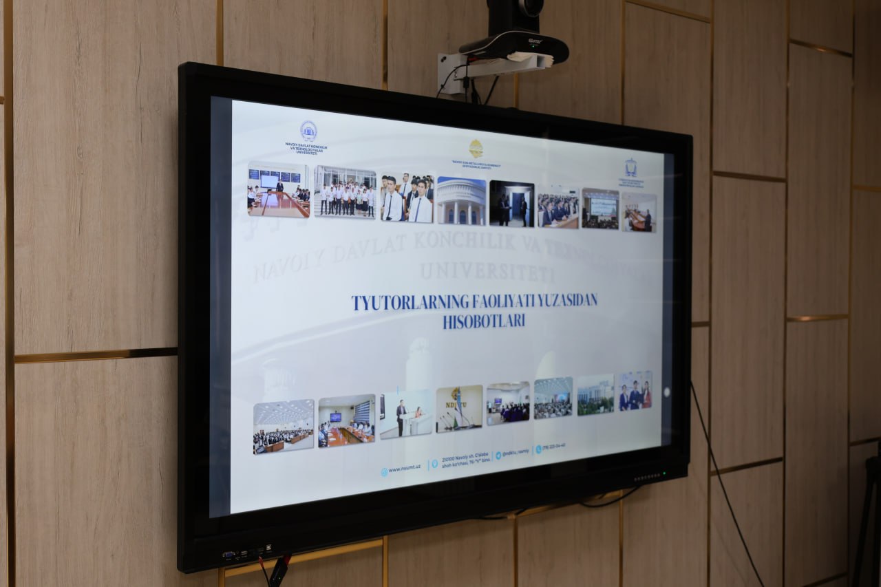 Navoiy davlat konchilik va texnologiyalar universiteti